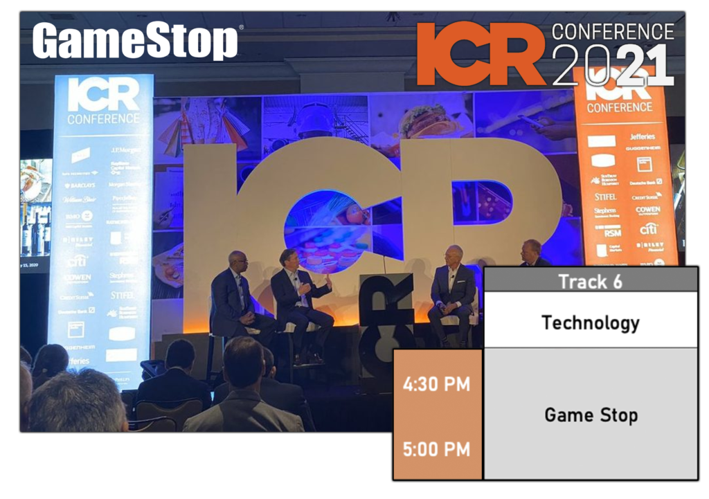 GameStop to Present Technology at ICR 2021 | GameStop Due Diligence ...