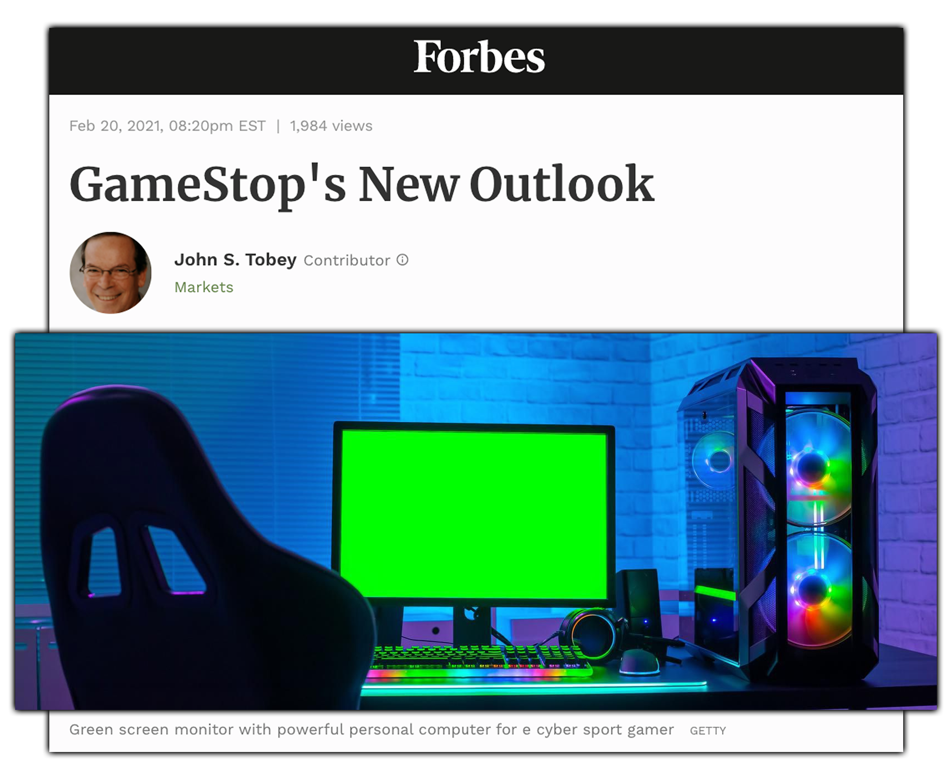 Forbes: GameStop’s New Outlook | GameStop Due Diligence • GMEdd.com