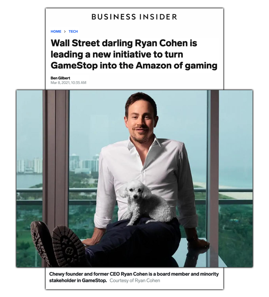 Business Insider: Ryan Cohen is Turning GameStop Into the Amazon of ...