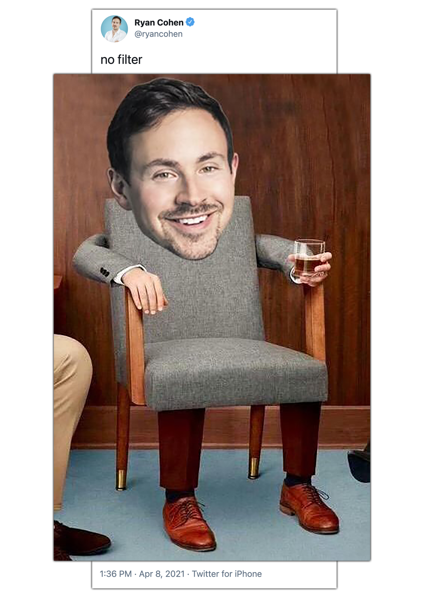 Ryan Cohen Tweets Chair Man | GameStop Due Diligence • GMEdd.com