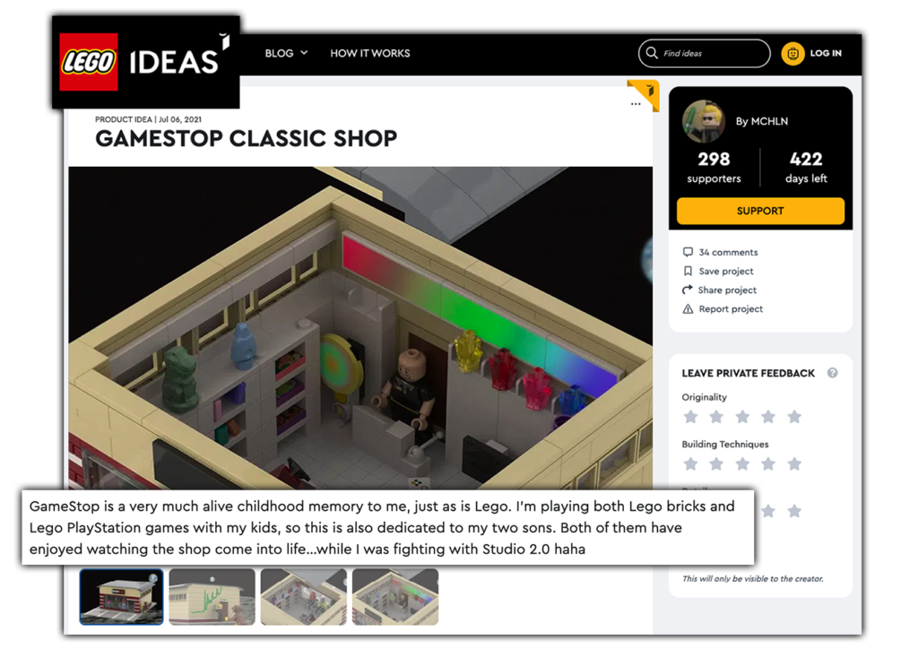 Ryan Cohen Shares Support for GameStop LEGO Idea | GameStop Due ...