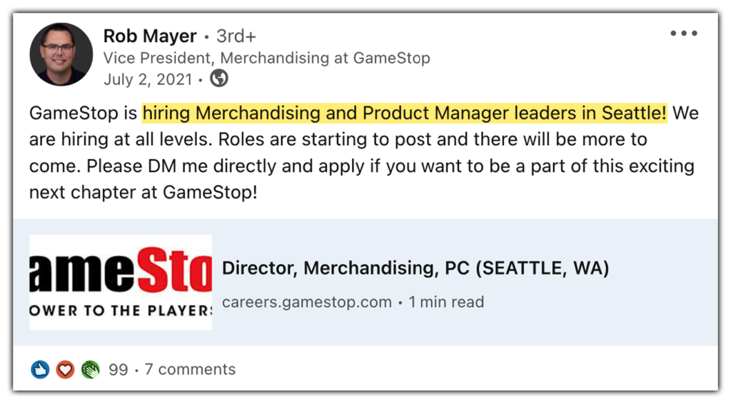 GameStop Moves the Needle, Goes Head to Head with Big Tech in Seattle ...