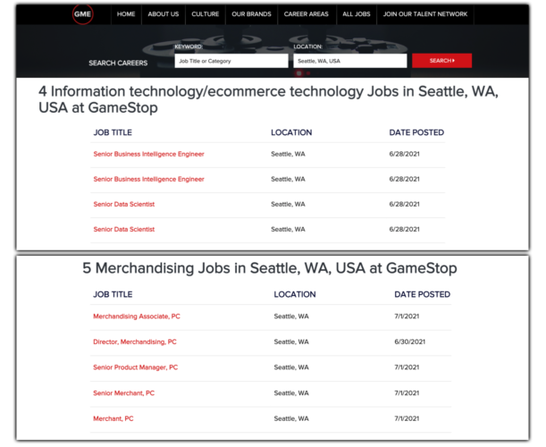 GameStop Moves the Needle, Goes Head to Head with Big Tech in Seattle ...